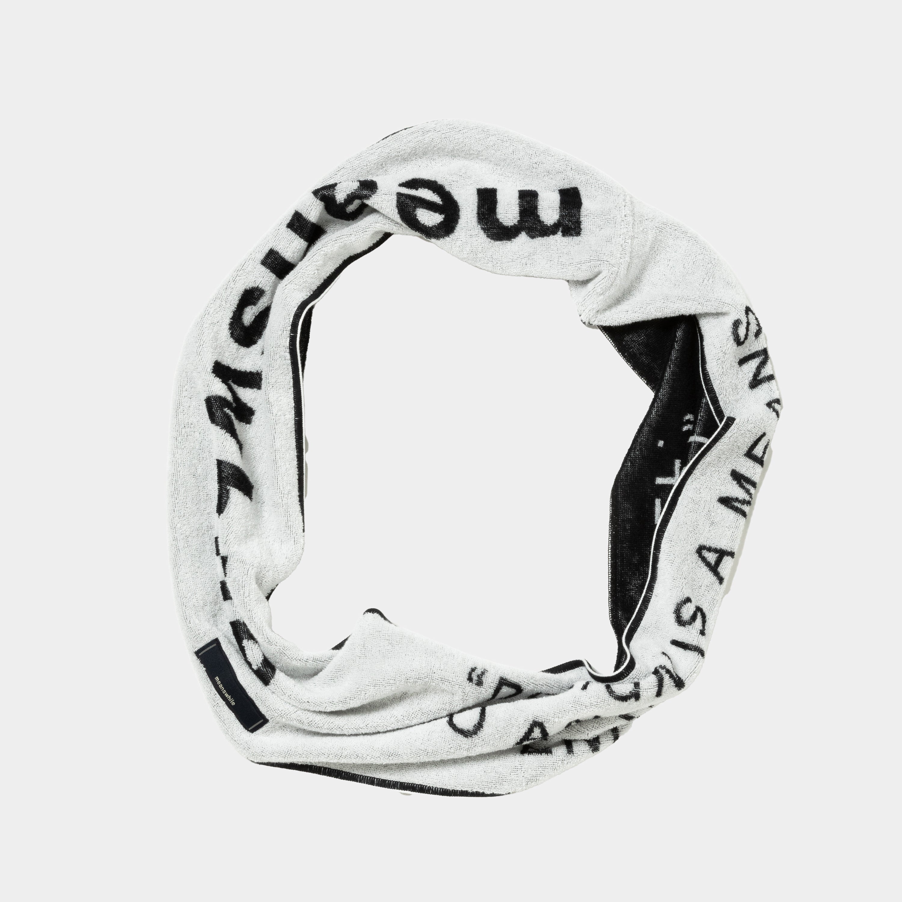 Loop Towel(White×Black) / MW-AC25110 – meanswhile 公式オンラインストア