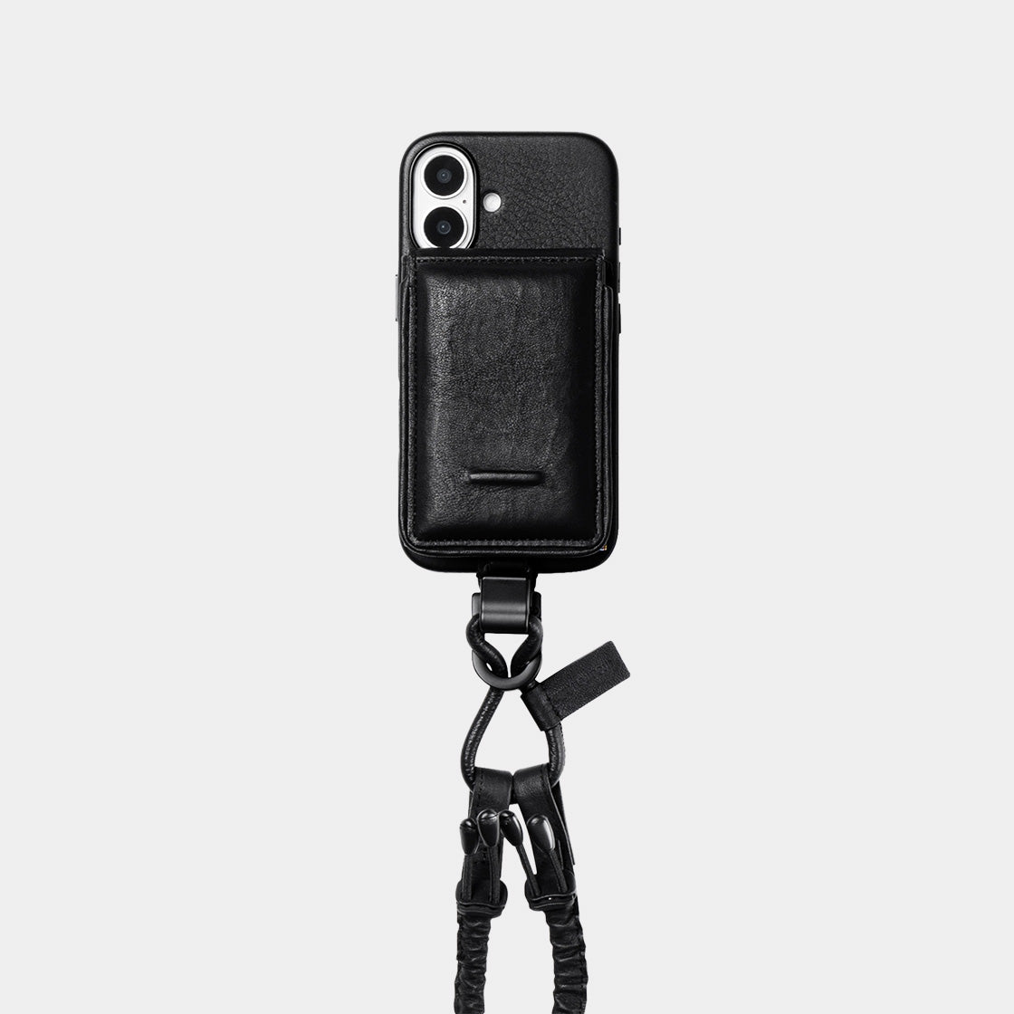 objcts.io × meanswhile Dyneema® Leather iPhone accessory Sholder Walle – meanswhile 公式オンラインストア